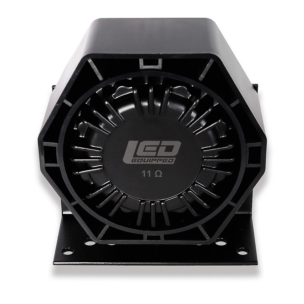 Ledqusa Northern Shrike 100 Watt Emergency Vehicle Siren Speaker for High Performance Hazard Warning/Police, Fire Trucks, Ambulance Speakers System - Compact Speaker