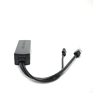 DSLRKIT Gigabit USB Type C Active PoE Splitter 48V to 5V IEEE802.3af Power Over Ethernet for Raspberry Pi 4 4B