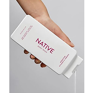 Native Body Wash Twin Pack | Naturally Derived Clean Ingredients, 18 fl oz (532 mL) Each (Cherry Vanilla & Macaron/ Sweet Peach & Nectar)