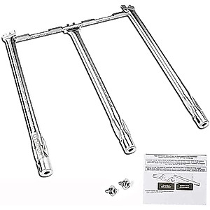 Utheer 69787 18 Inch Grill Burner Tube for Weber Spirit 300 Series, Spirit E310 S310 E320 S320 E330 S330 SP330 (2013 and Newer), Spirit II E310 Grills with Up-Front Control, 304 Stainless Steel Burner
