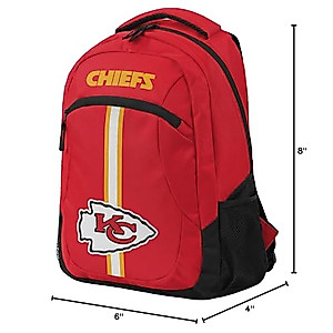 FOCO NFL Logo Action Backpack, Team Color, One Size