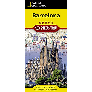 Barcelona Map (National Geographic Destination City Map)