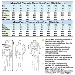 Allingentle Polka Dots Suits for Men Dark Blue & White Men's Suits Flocking Dinner Dress Jackets for Men Blazer Wedding Tuxedo Mens Suits Regular Fit 2 Piece (Blazer + Pant)