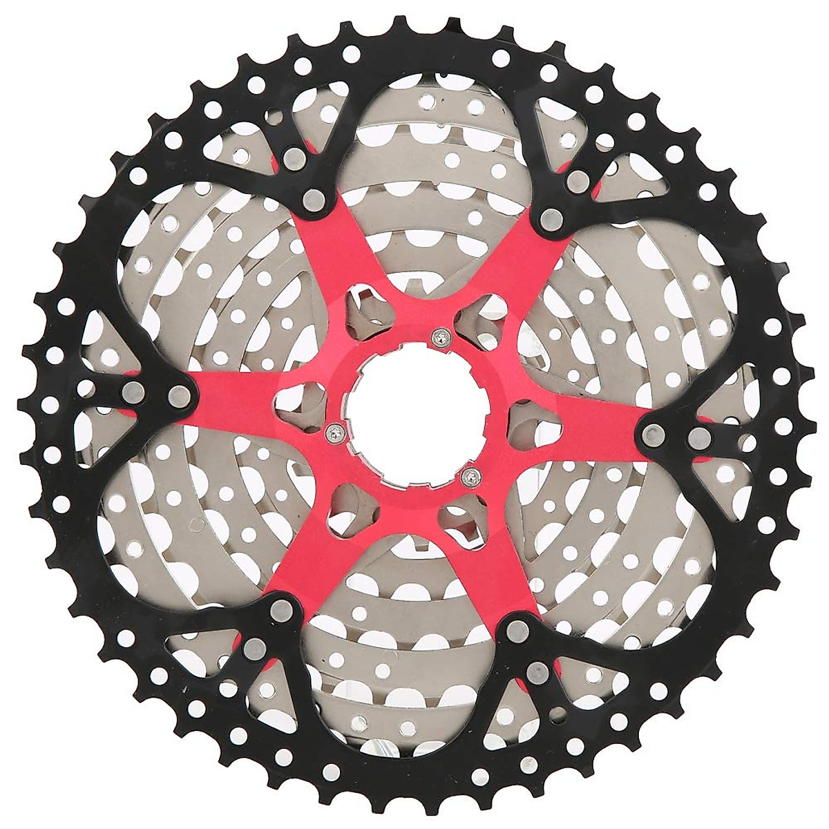 OKBY 8 Speed 46T Large Gear Mountain Bike Ultralight Hollow Cassette Freewheel Bicycle Freewheel Bike Freewheel Cassette Bicycle Accessory