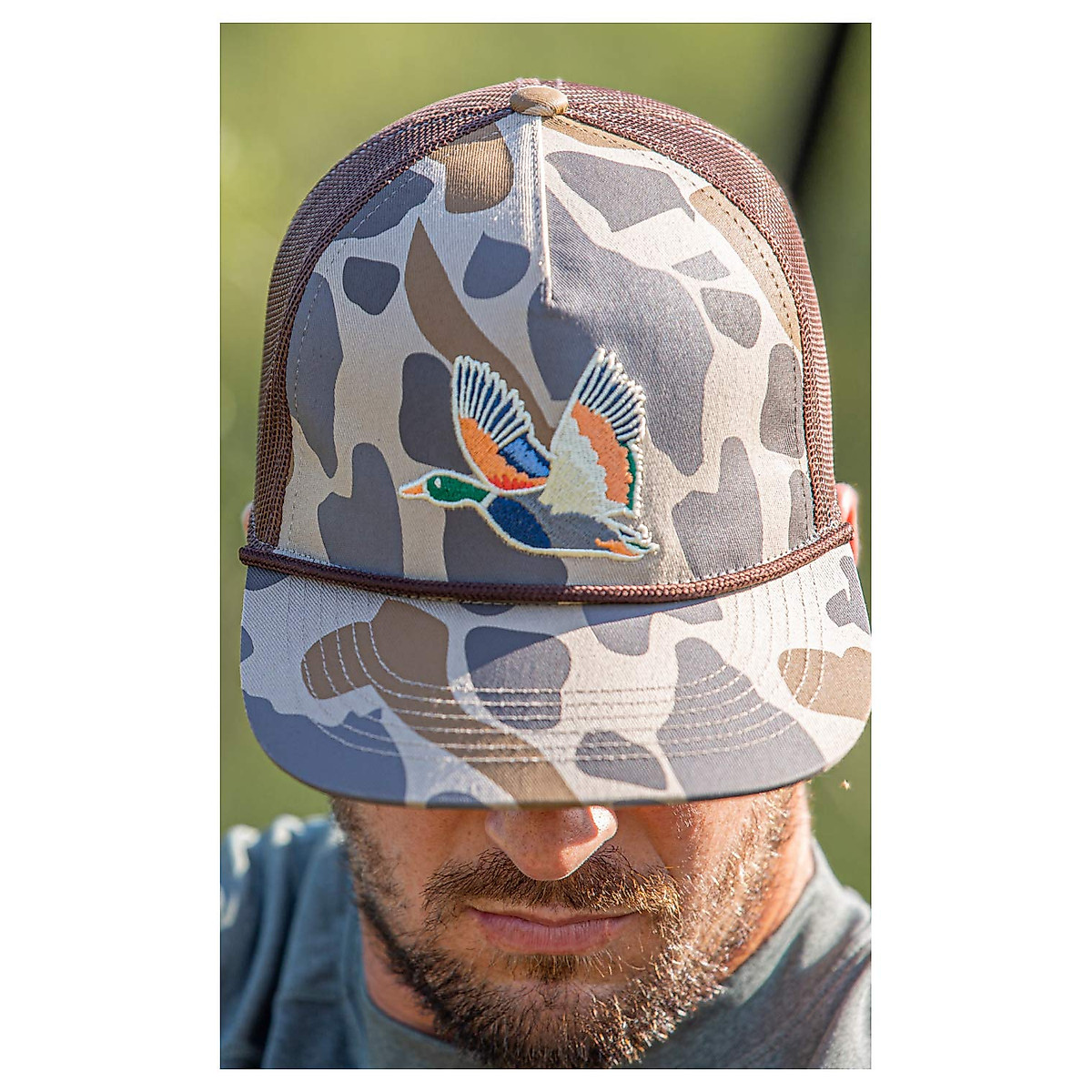 Retro Camo Duck Cap