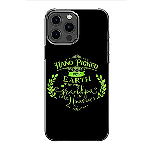 Hand Picked For Earth By My Grandpa In Heaven Sweet Cute Pattern Art Design Anti-Fall and Shockproof Gift iPhone case (iPod 6)