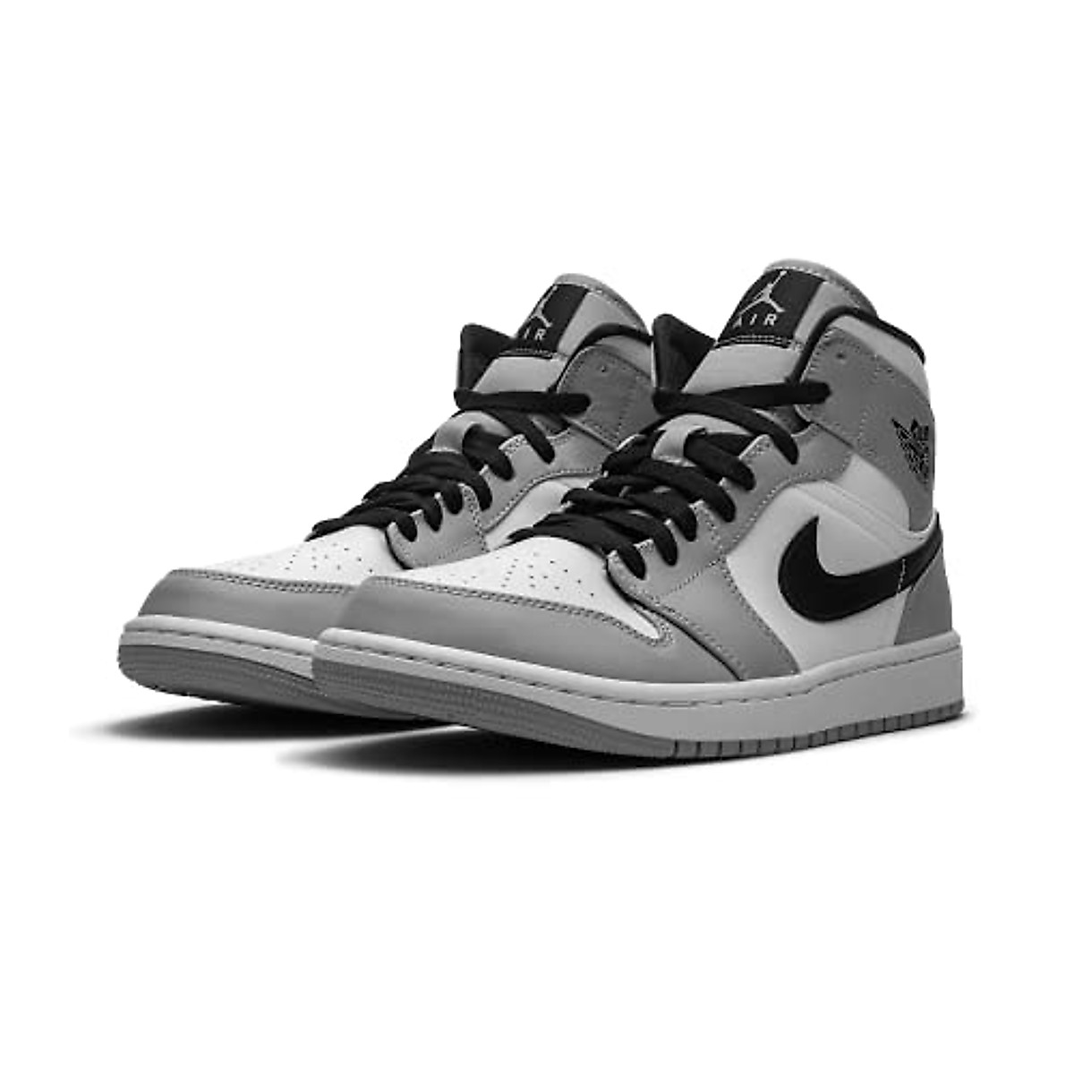 Jordan Mens Air 1 Mid 554724 092 Light Smoke Grey - Size 10