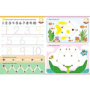 Play Smart Handwriting Workbook Ages 3-5: Handwriting Practice: Preschool Activity Book With Stickers