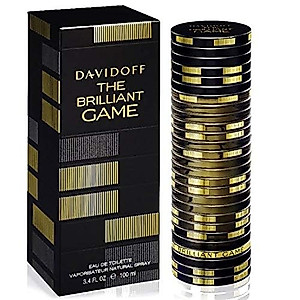 Davidoff The Brilliant Game Men's Eau de Toilette Spray, 3.4 Ounce