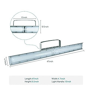 Sokply LED Explosion Proof Light 40W 5600LM (160W HPS Eqv.), ETL/UL844 Certified Class I Division 2 Hazardous Locations Luminaires Warehouse Lighting 100-277V, IP66 H4 Series