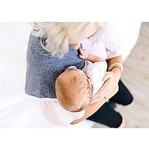 Copper Pearl Baby Burp Cloth Large 21''x10'' Size Premium Absorbent Triple Layer 3-Pack Gift Set “Lennon