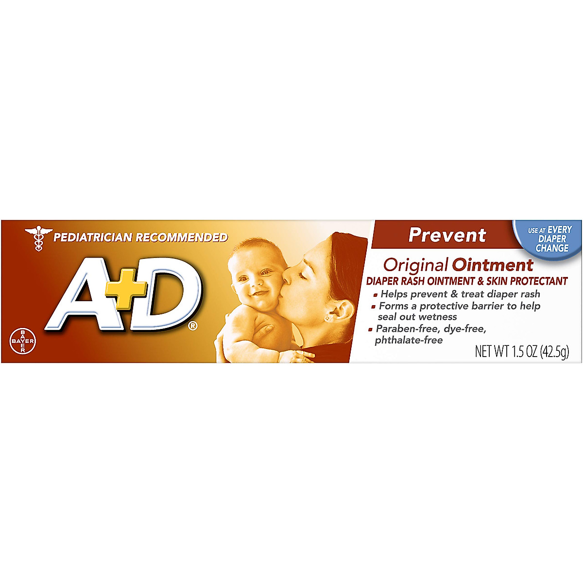 A+D Original Diaper Rash Ointment & Skin Protectant, 1.5 oz