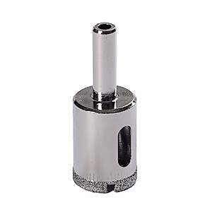 7/8 Inch Diamond Drill Bit for Glass, Triple-Coated Alloy Steel Tile Drill Bit for Ceramic, Porcelain, and Countertops
