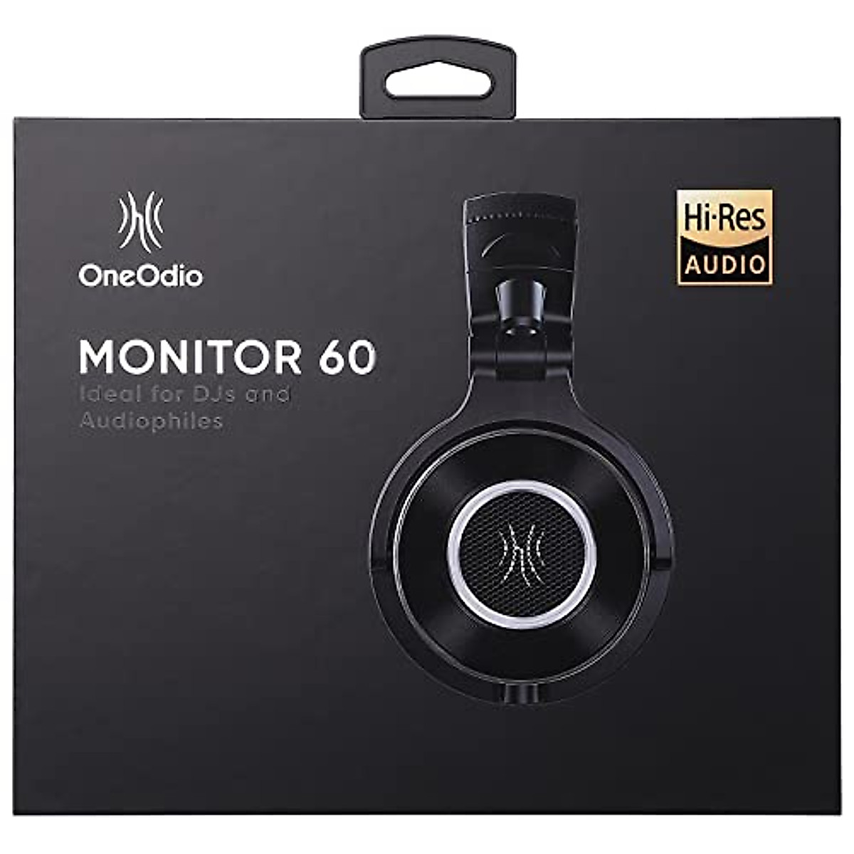 OneOdio Monitor 60 Professional Studio Headphones - Recording Wired Over Ear Headphones, Hi-Res Audio, Soft Comfortable Earmuffs, 6.35mm (1/4") Adapter for Tracking Mixing DJ Mastering Broadcast