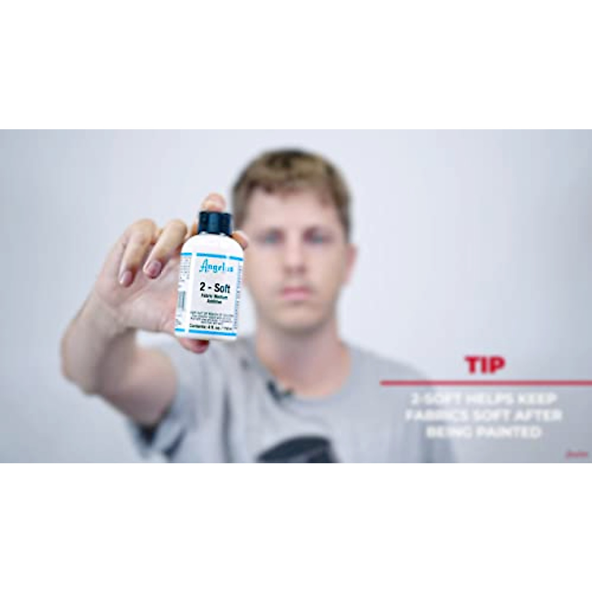 Angelus 2-Soft Fabric Medium Additive For Acrylic Paint- Mix to Paint Canvas, Fabrics, Clothes, Jackets, & More- 4oz