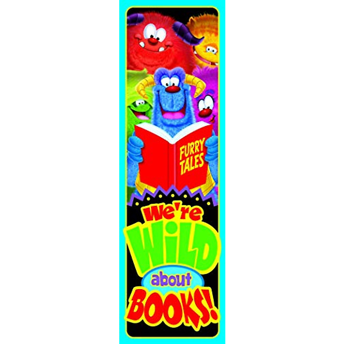 Trend Enterprises Wild About Books Bookmarks, Multicolors, Pack of 36