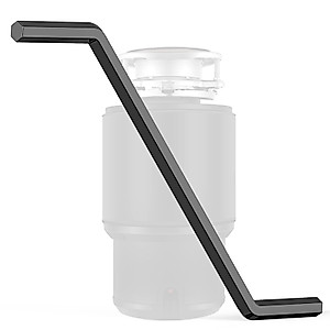 Garbage Disposal Wrench, Garbage Disposal Allen Wrench Tool Compatible with InSinkErator Garbage Disposal to Unjam Kitchen Sink Food Garbage Disposal Clogging Ullnosoo Black