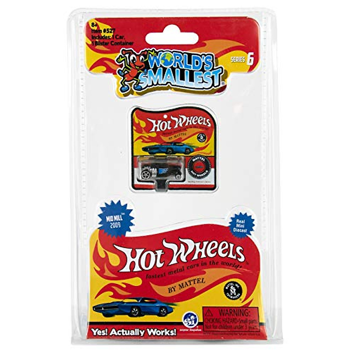 Worlds Smallest Hot Wheels Series 6, Red, 527