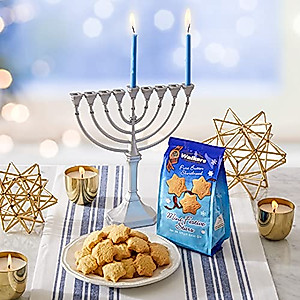Walker's Shortbread Hanukkah Mini Festive Stars Holiday Cookies, Pure Butter Shortbread Cookies, 4.4 Oz Bag (Pack of 12)
