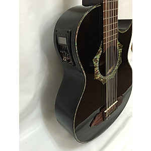12-string Bajo Sexto Acoustic Electric Guitar, with Gig Bag