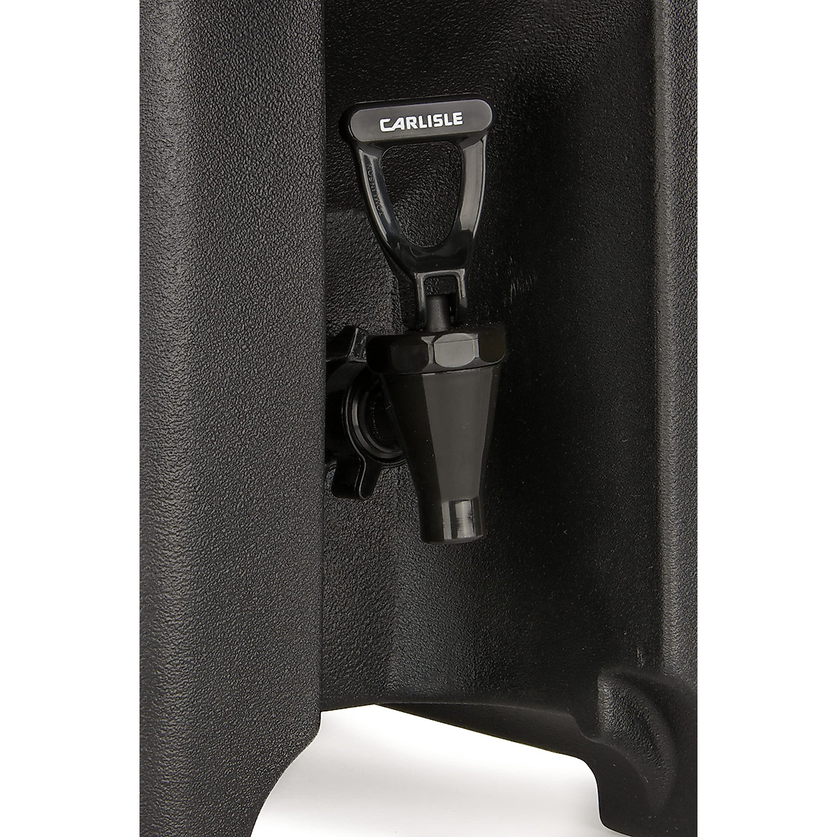 CFS Cateraide Insulated Beverage Server with Spigot for Dispensing Hot and Cold Drink Beverages, Plastic, 5 Gallons, Black