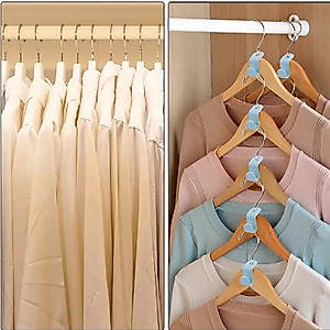 Hanger Hooks Hanger Organizer Cascading Clothes Hooks, Cascade Hangers to Create Up to 3X More Closet Space Connector Hooks Space Saving, Closet Organizer
