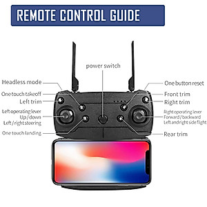 THOAML 2023 Foldable Drone with 4K Dual Camera for Adults, RC Quadcopter WiFi FPV Live Video, Altitude Hold, Headless Mode 2