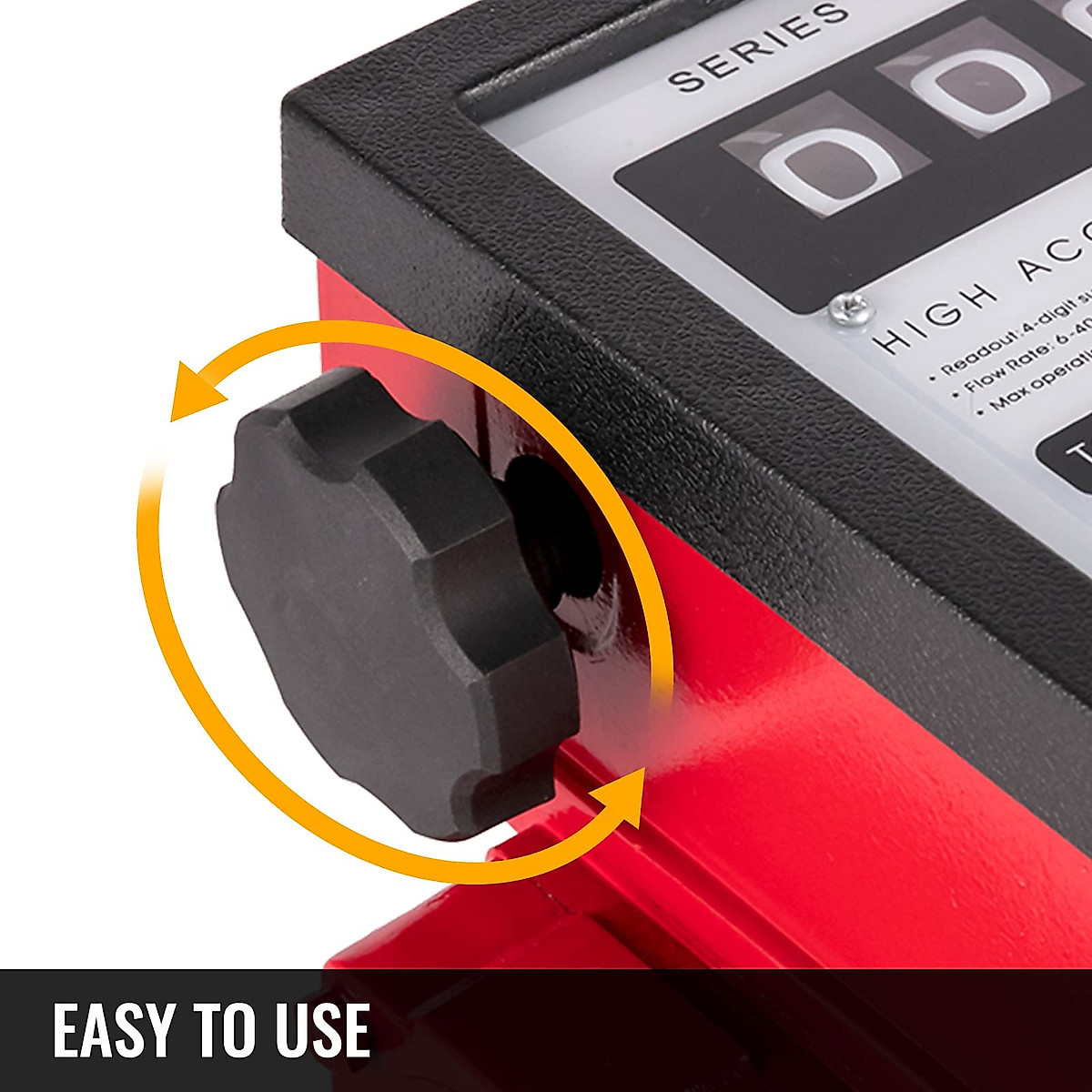 VEVOR Mechanical Fuel Meter 40 GPM Fuel Flow Meter 4-Digital Batch Display Fuel Transfer Meter 1 Inch Diesel Fuel Flow Meter All Fuel Transfer Pumps Gasoline Flow Meter