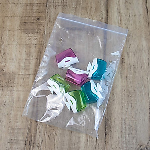 Framendino, 6 Pack Toothbrush Head Covers Caps Holder Case Protector Box with Suction Cup Convenient for Bathroom Wall Mirror Home Outdoor Travel