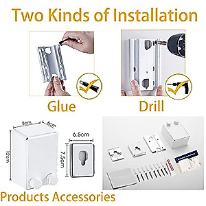 FFUWERG Retractable Clothesline Laundry Line Outdoor Indoor Cord Portable Travel Wall Mounted Space-Saver Single Rope String Clothes Drying Rack for Balcony Bathroom White