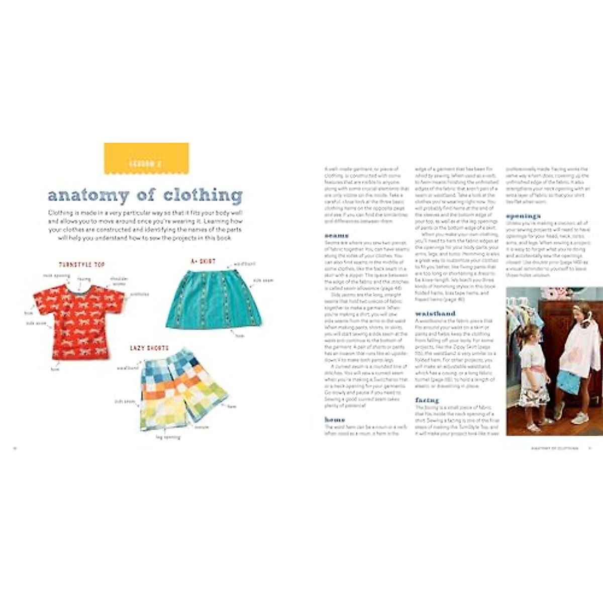 Sewing School ® Fashion Design: Make Your Own Wardrobe with Mix-and-Match Projects Including Tops, Skirts & Shorts