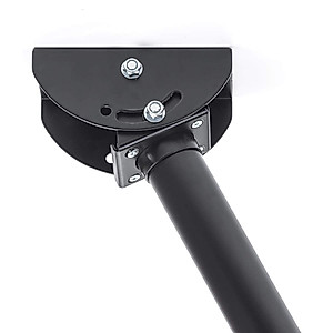 Displays2go Adjustable Ceiling TV Mount for 35 to 65 Inch Screens – Black (LTCEIL64)