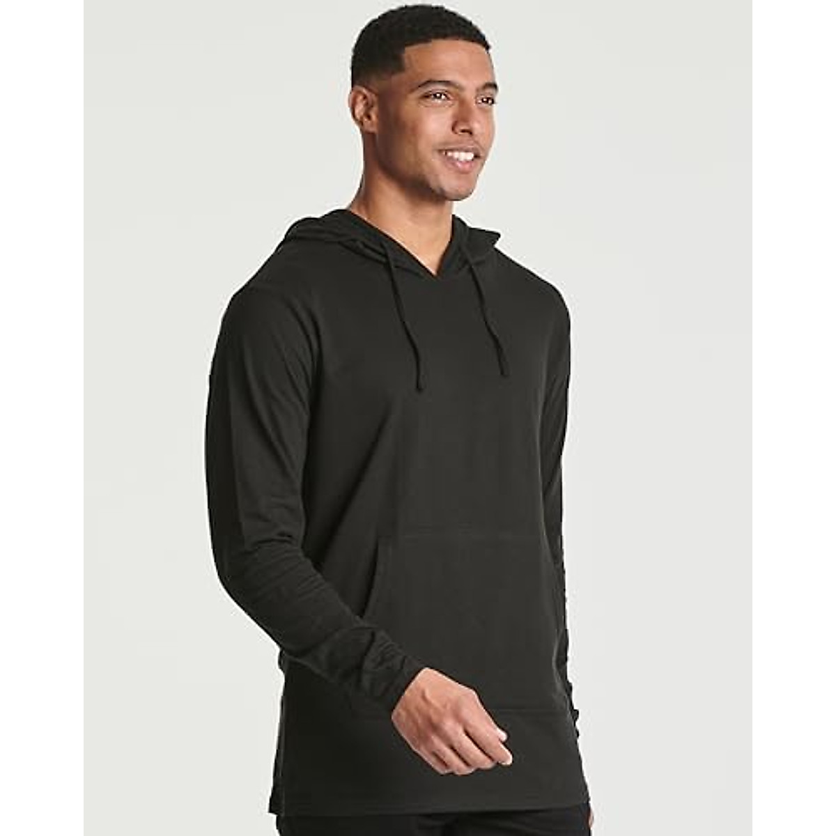 3 Pack: Men’s Cotton Lightweight Hoodie Long Sleeve Hooded T Shirt Sweatshirt French Terry Casual Performance Active Athletic Workout Gym Quick Dry Fit Jersey Pullover UPF 50 Outdoor-Set 3,L