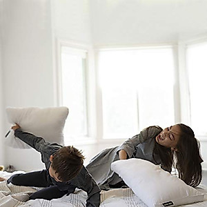 Urban Infant Toddler Pillow - 13”x 17” - Machine-Washable Cotton - Kids First Pillow Transition to Bed