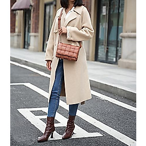 MKF Collection Woven Crossbody bag for women, Vegan Leather Designer Braided Shoulder bag messenger Purse