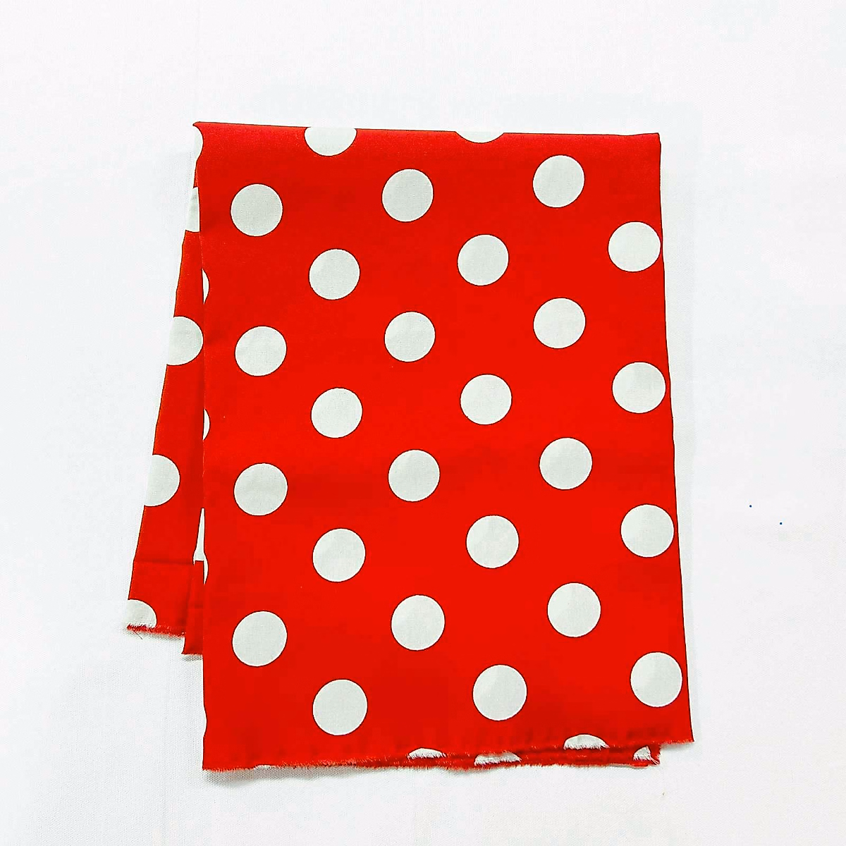 布人倶楽部（Fujin Club） Broad Polka-dot Print 日本製(Made in Japan) 42.5 inches (108 cm) Width (red, 59.1Inches)