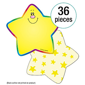 Carson Dellosa 36 Piece Mini Stars Bulletin Board Cutouts, Star Decor Classroom Cutouts for Bulletin Board Decorations, Room Décor, Locker Decorations, Cubbies for Classrooms, and Classroom Décor