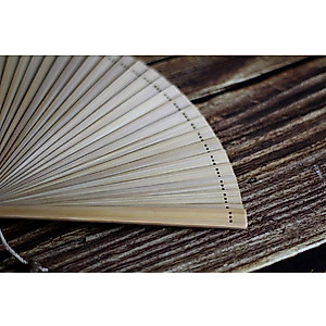 BBWL Hand Held Fans Folding Fan Mini Folding Fan Ladies All Bamboo Fan Portable Gift Fan Hanfu Fan @A
