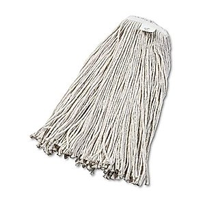 Boardwalk BWK2032CEA No. 32 Cotton Cut-End Wet Mop Head - White
