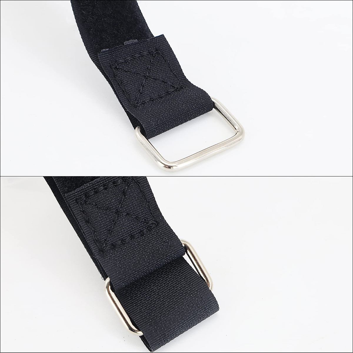 scottchenPro Black RV Awning Arm Safety Strap 12" Awning Straps - 4 per Pack