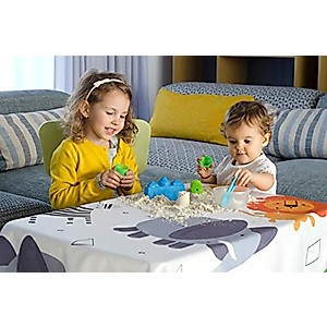 Waterproof Floor Splat Mat for Under High Chair| 51" Splash Mat Under High Chair/Under High Chair Mat |Splash Mat Highchair, High Chair Mats for Dropping Food, Food Floor Mat for Kids