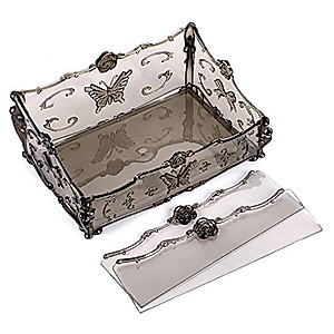 Hipiwe 3 Slots Acrylic Makeup Organizers - Cosmetic Storage Rack Holder, Dresser Vanity Box Desktop Skin Care Products Container for Dresser and Bathroom