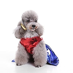 Dog Costume Halloween Costumes Dog Costume Cute Dog Cosplay Fashion Dress Pet Suit Detective Dog Carrying Costume for Puppy Small Medium Large Dogs Dog Photo Props Dog Decoration （3-18lb）