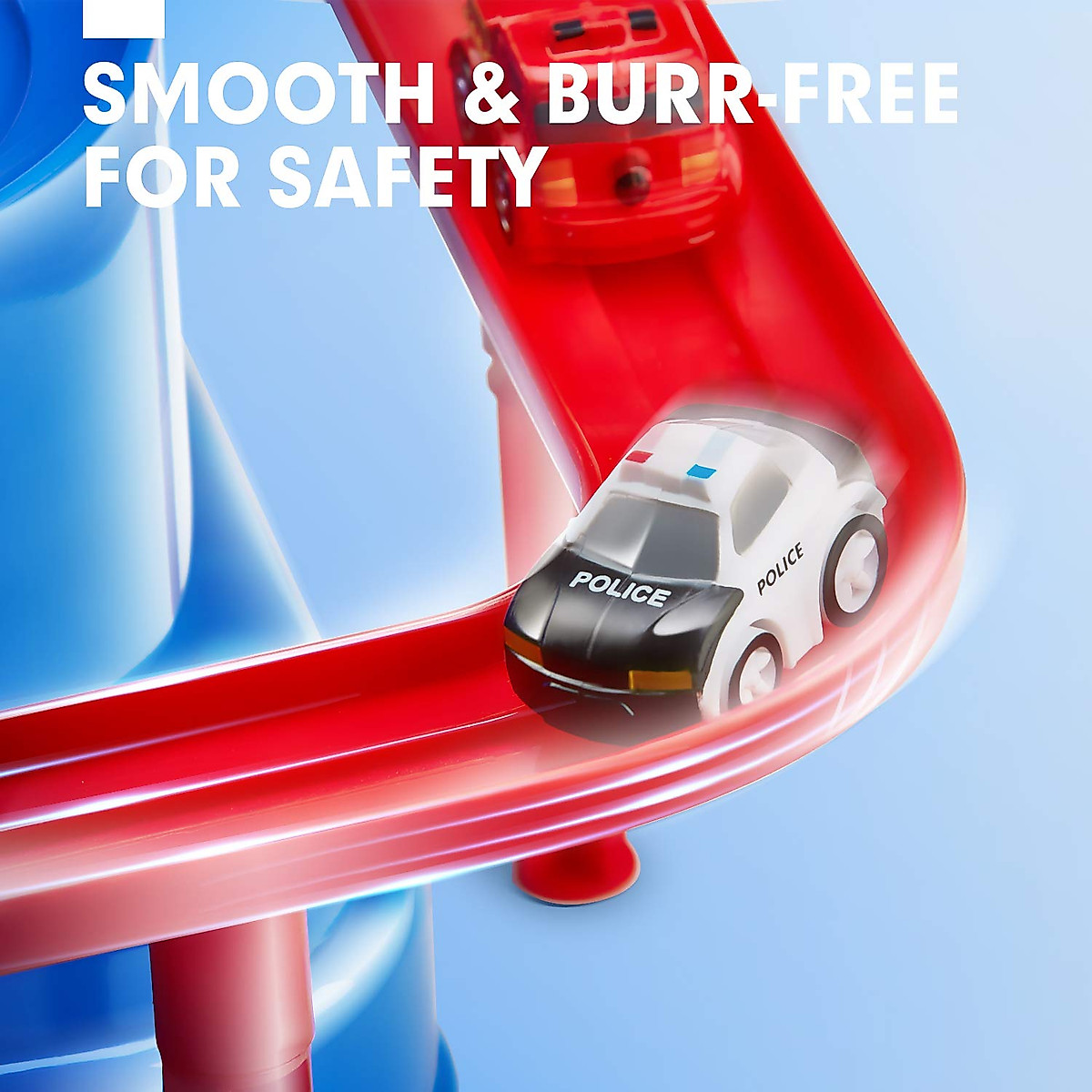 3 Year Old Boy Toys - Car Toys - Puzzle Track Rescue Racer Game Magnetic Helicopter - STEM | Montessori | Logical | Motor Skills Toys for Ages 2-4