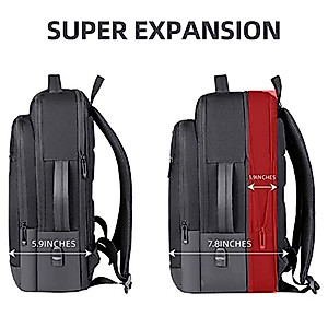 Backpack, Laptop Backpack, Carry on Backpack,Travel Backpack, 17 Inch Large Carry on School Backpack Extra Large Bookbag for Men Women Backpack,Travel Laptop Backpack with USB Port (Black)