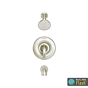 American Standard TU385508.002 Reliant 3 Tub Trim Kit with Water-Saving Shower Head and Cartridge, Polished Chrome