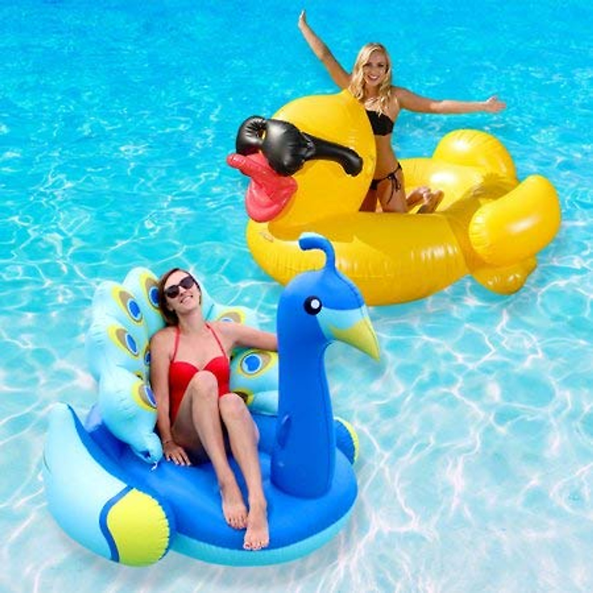 Robelle Duck and Peacock Swimming Pool Float