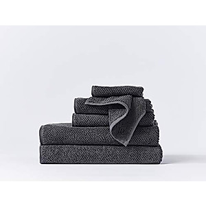 Coyuchi Air Weight Organic Bath Sheet, 35"x65", Shadow