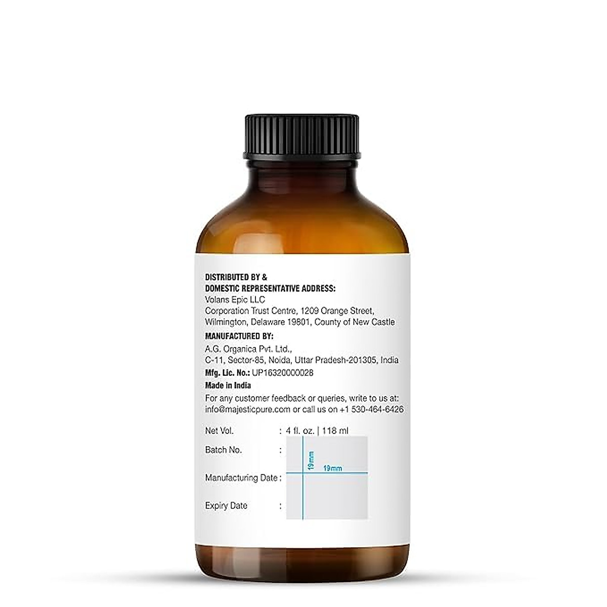 Majestic Pure Organic Rosehip Oil | USDA Organic Oil Rose Hip for Face, Skin, Hair & Massage | Acne Scars & Facial Oil | for Women & Men | 4fl oz