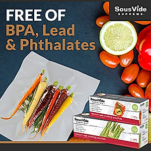 SousVide Supreme Vacuum Seal Cooking Pouches, 11x16 inches,1 Gallon, 25 Pouches